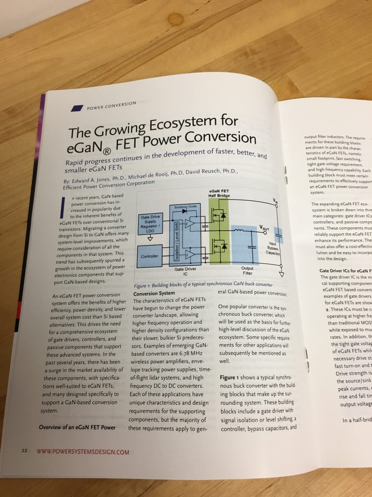 The Growing Ecosystem for eGaN® FET Power Conversion – Alex Lidow ...